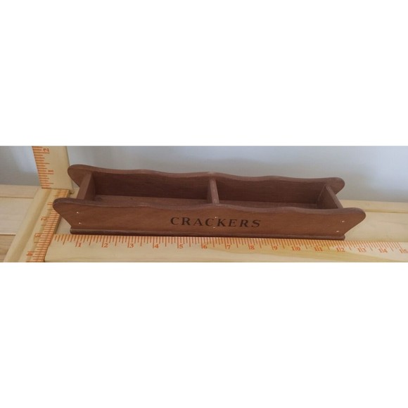 Unbranded | Kitchen | Wood Cracker Server Vintage Kitchen Kitsch 96s ...